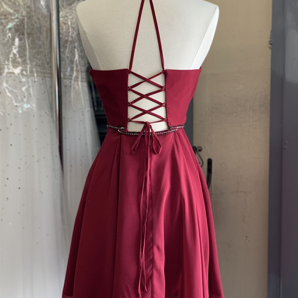 Amelia Couture | Dresses | Open Back Chiffon Sheath Shape Dress Acsu27s ...